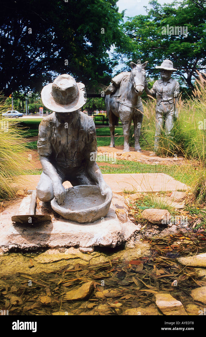 Panning for gold australia hi-res stock photography and images - Alamy