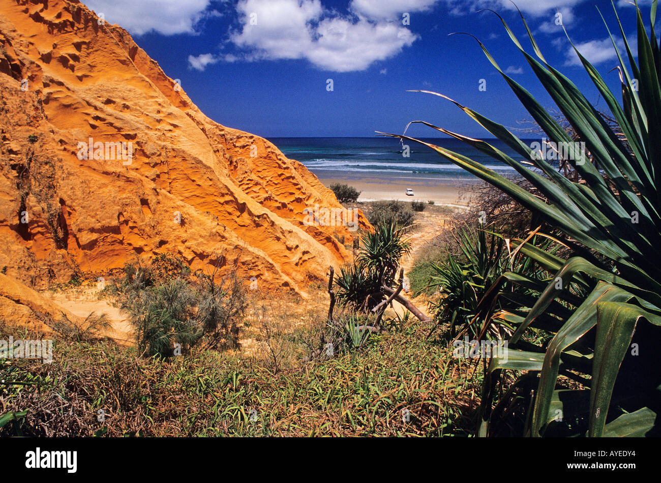Red Canyon at Fraser Island Stock Photo - Alamy