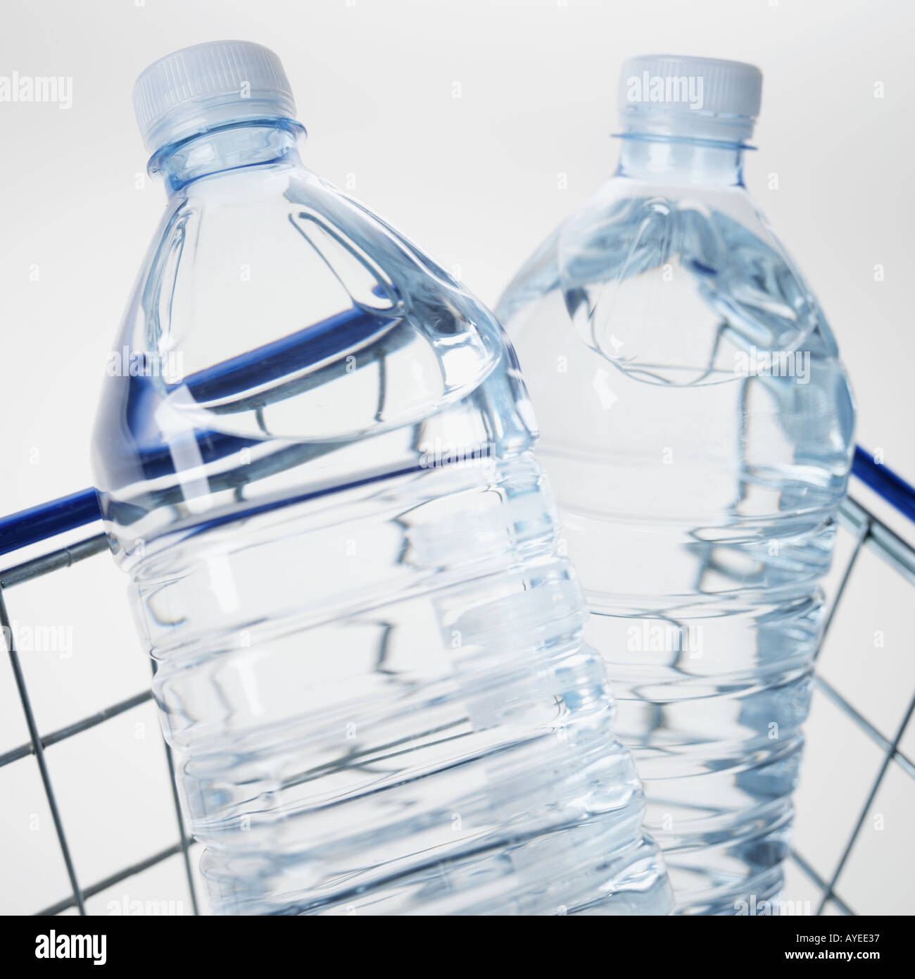 Bottles of Spring Water Stock Photo - Alamy