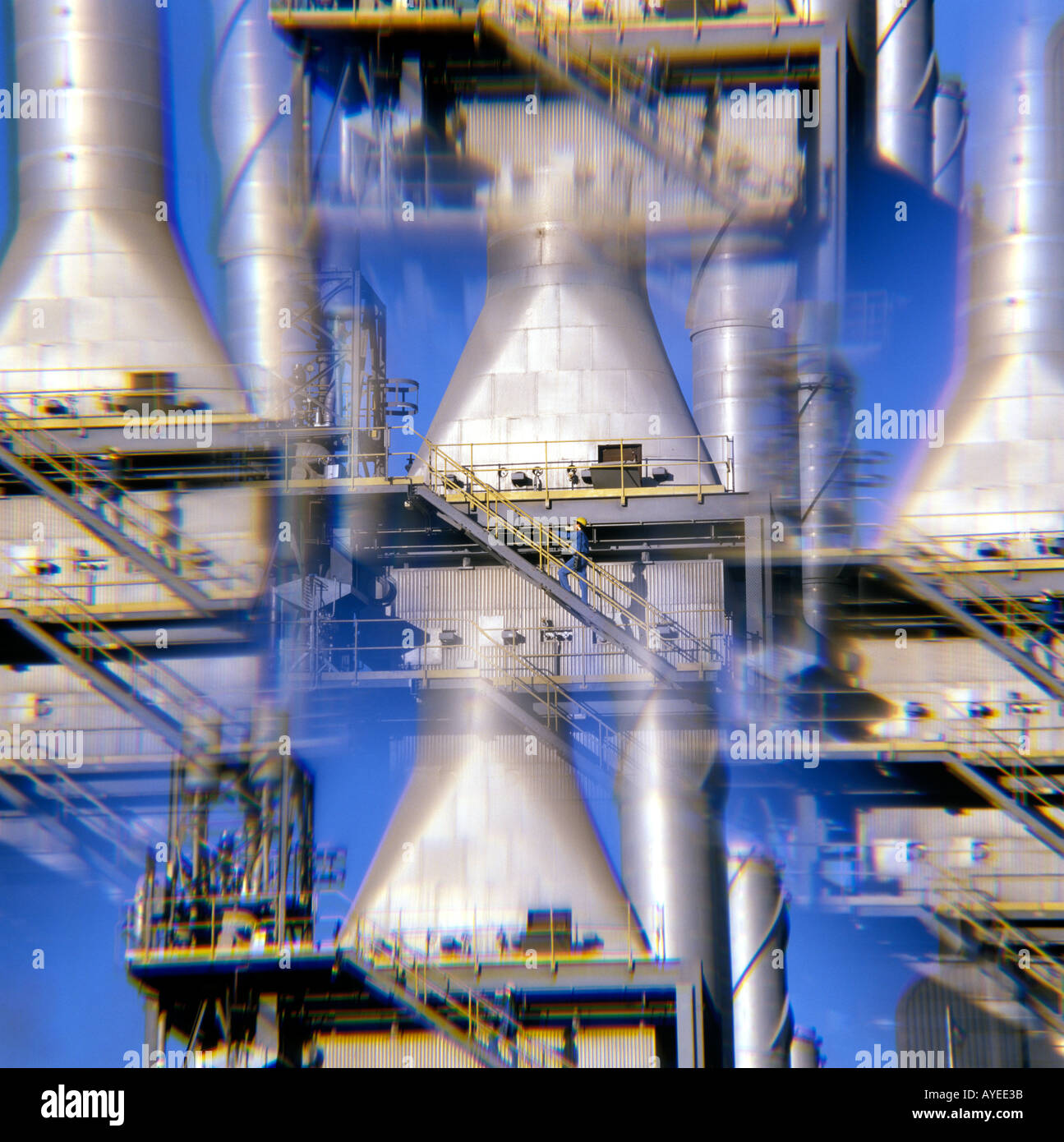 Industrial chimney abstract pattern Stock Photo - Alamy