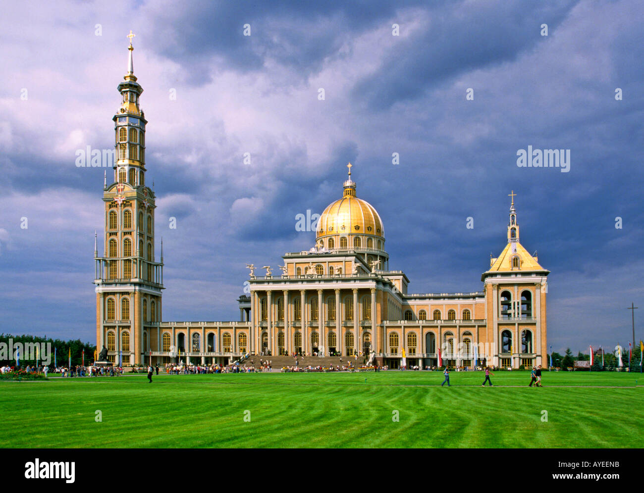 Lichen Basilica the biggest basilica in Poland Stock Photo - Alamy