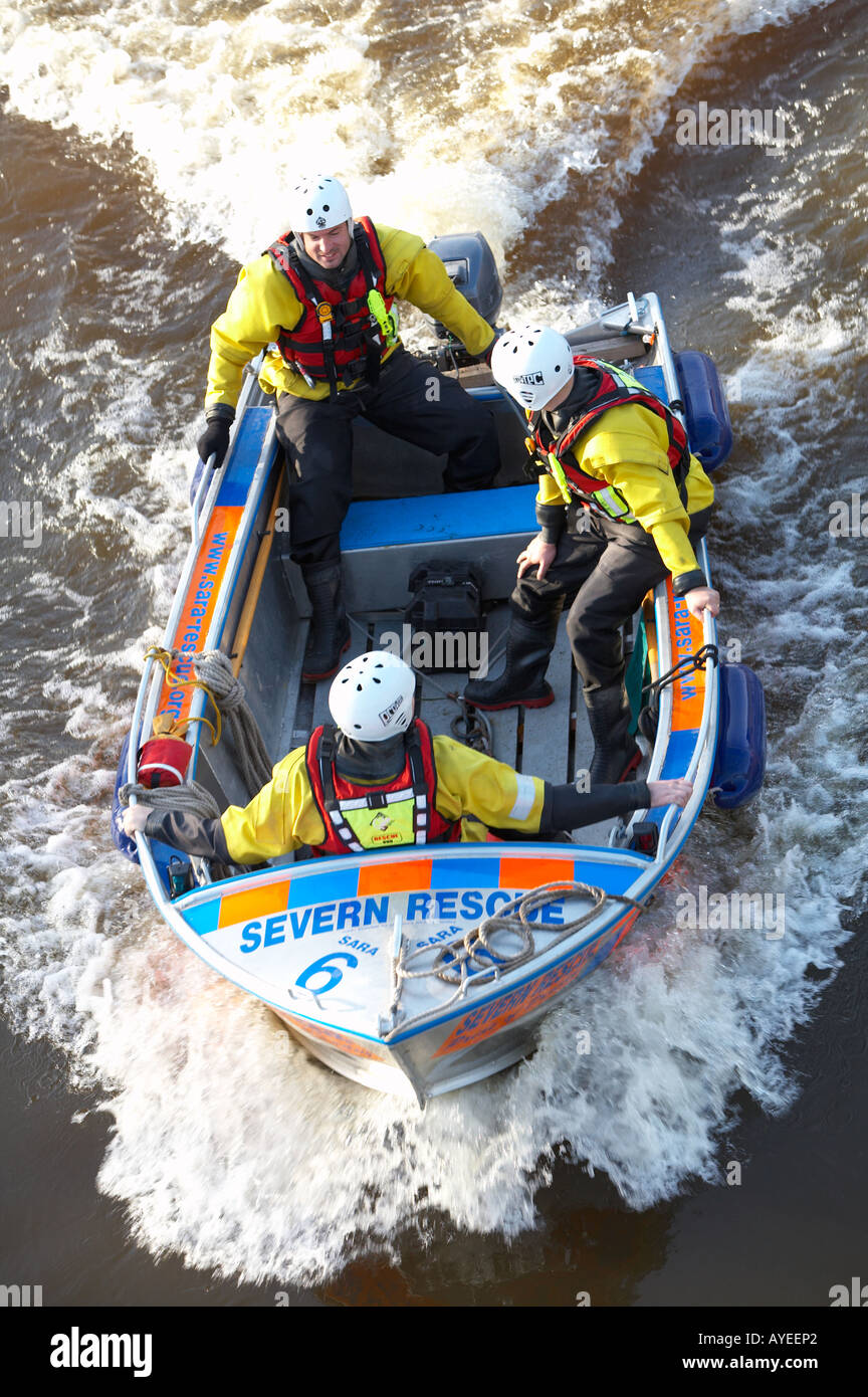 Inshore Rescue Boat Crew Training Severn Area Rescue Association Stock ...
