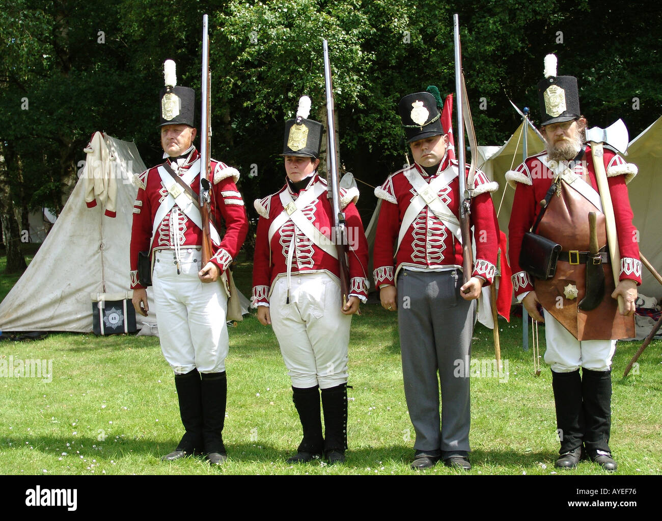 British soldiers on parade GB UK 2004 Stock Photo - Alamy