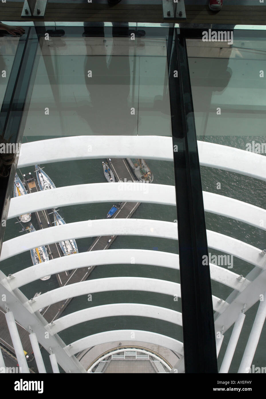 Spinnaker tower glass floor hi-res stock photography and images - Alamy