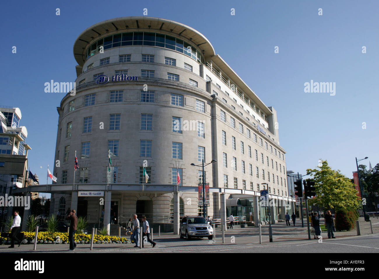 Hilton luxury hotel cardiff hi-res stock photography and images - Alamy