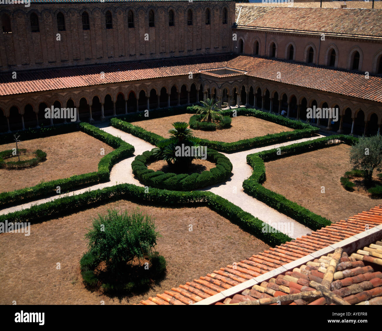 Monreale duomo aerial hi-res stock photography and images - Alamy