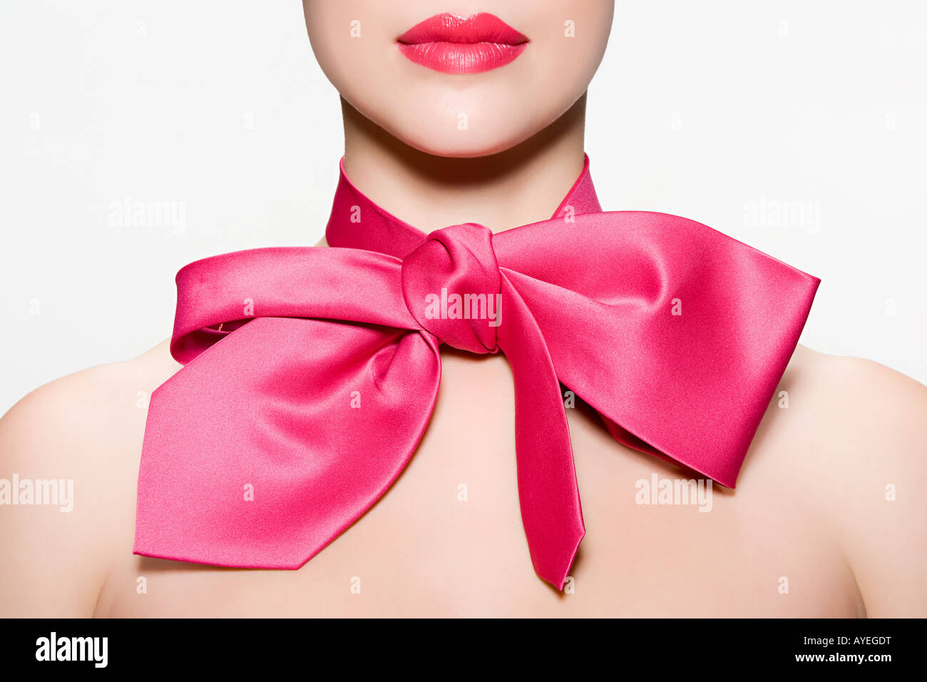 Wearing a bow hi-res stock photography and images - Alamy