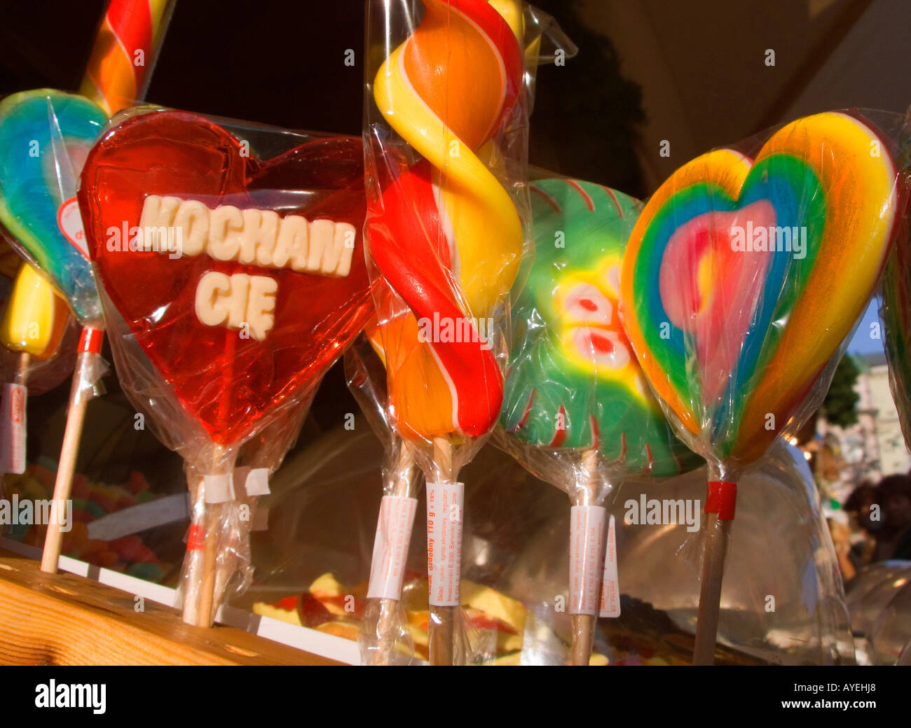 Candy as heart Stock Photo - Alamy