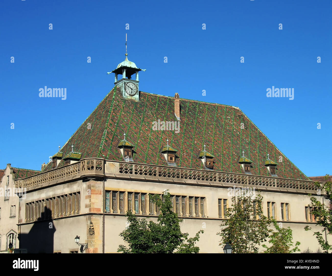 "Koïfhus" old custom house 15th century, polychromatic glazed tiles ...
