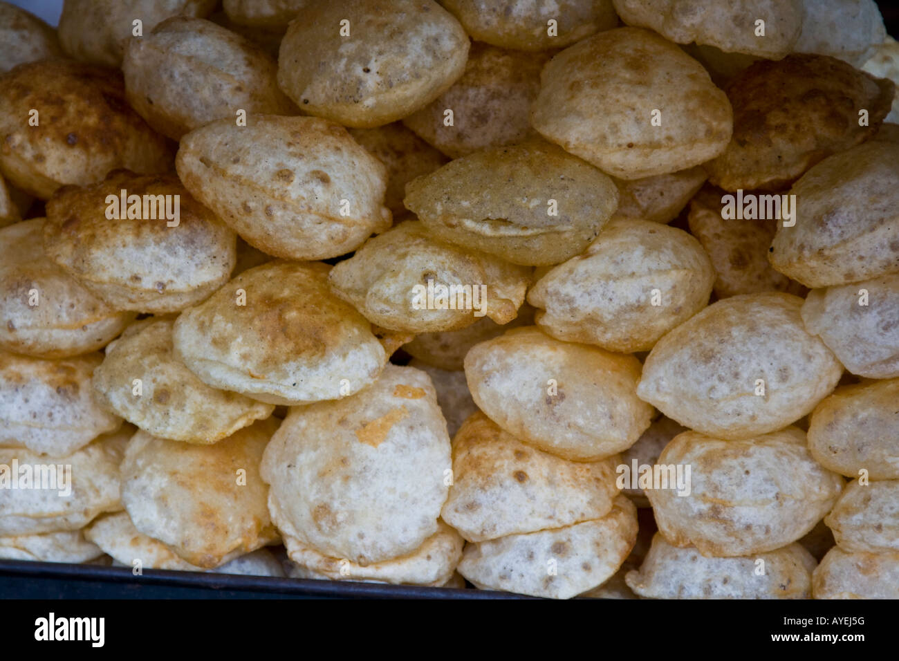 Puffy Fried Poori in Thanjavur South India Stock Photo - Alamy