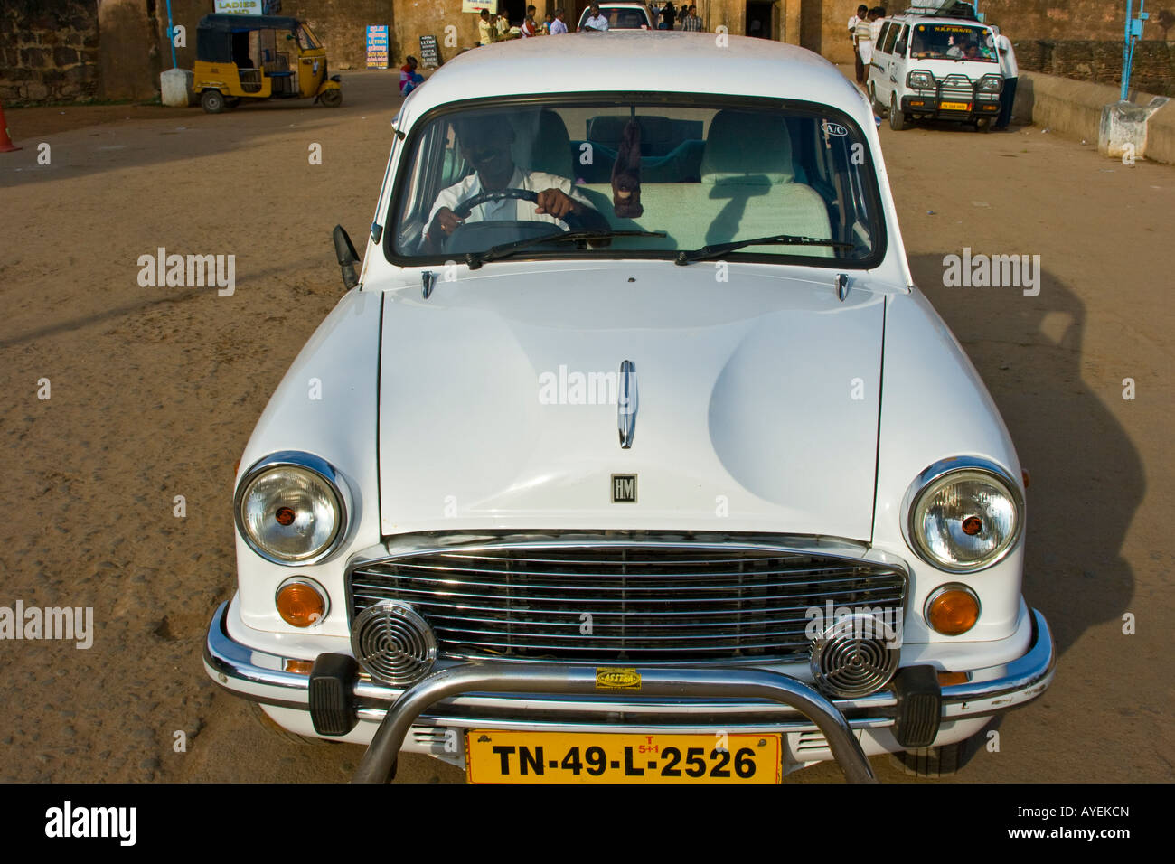 Ambassador Tourist Car in Thanjavur South India Stock Photo - Alamy