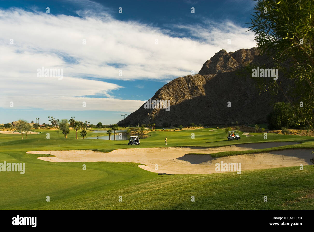 Silver Rock golf course La Quinta California Stock Photo - Alamy