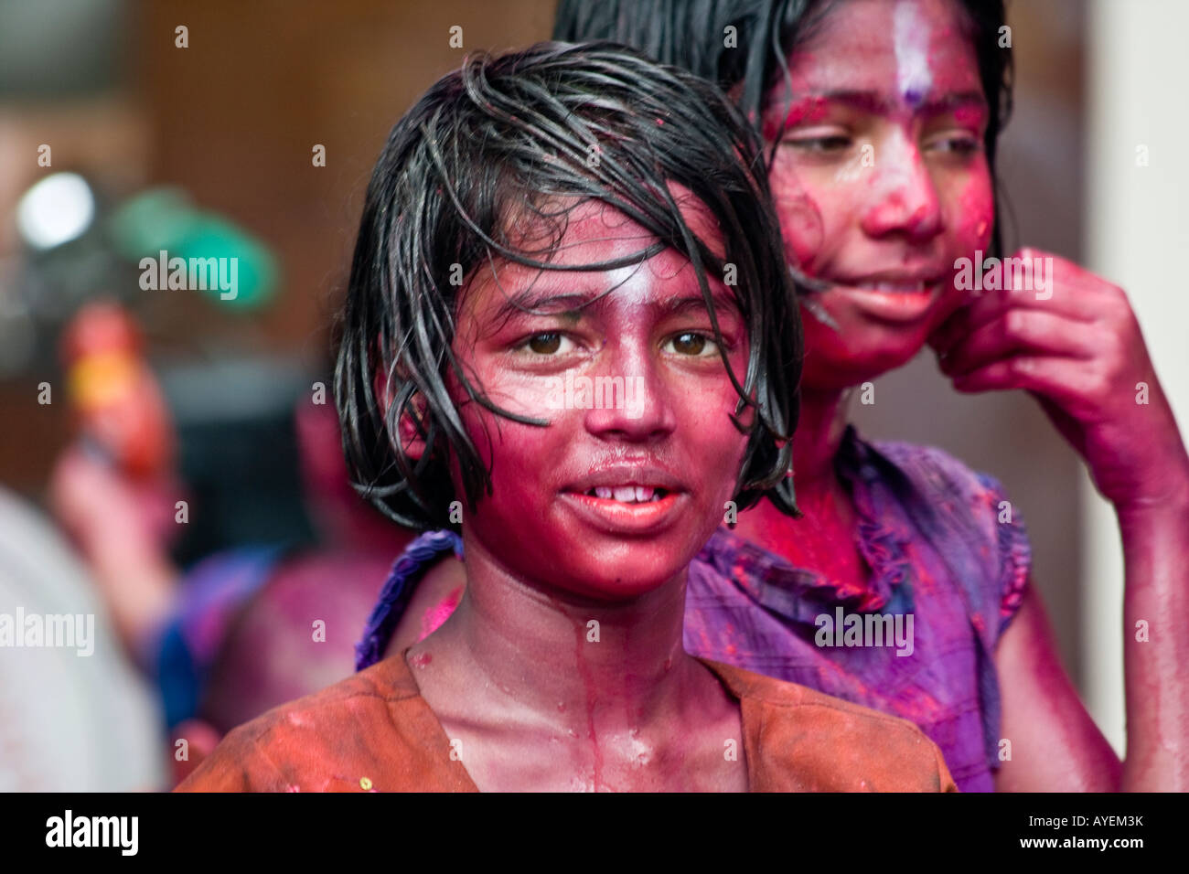 Indian Girls In Holi
