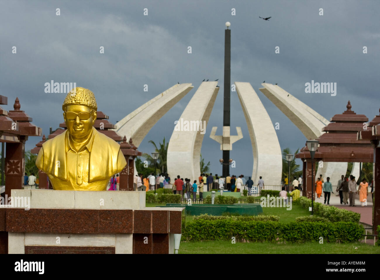 Tomb of MGR in Chennai South India Stock Photo - Alamy
