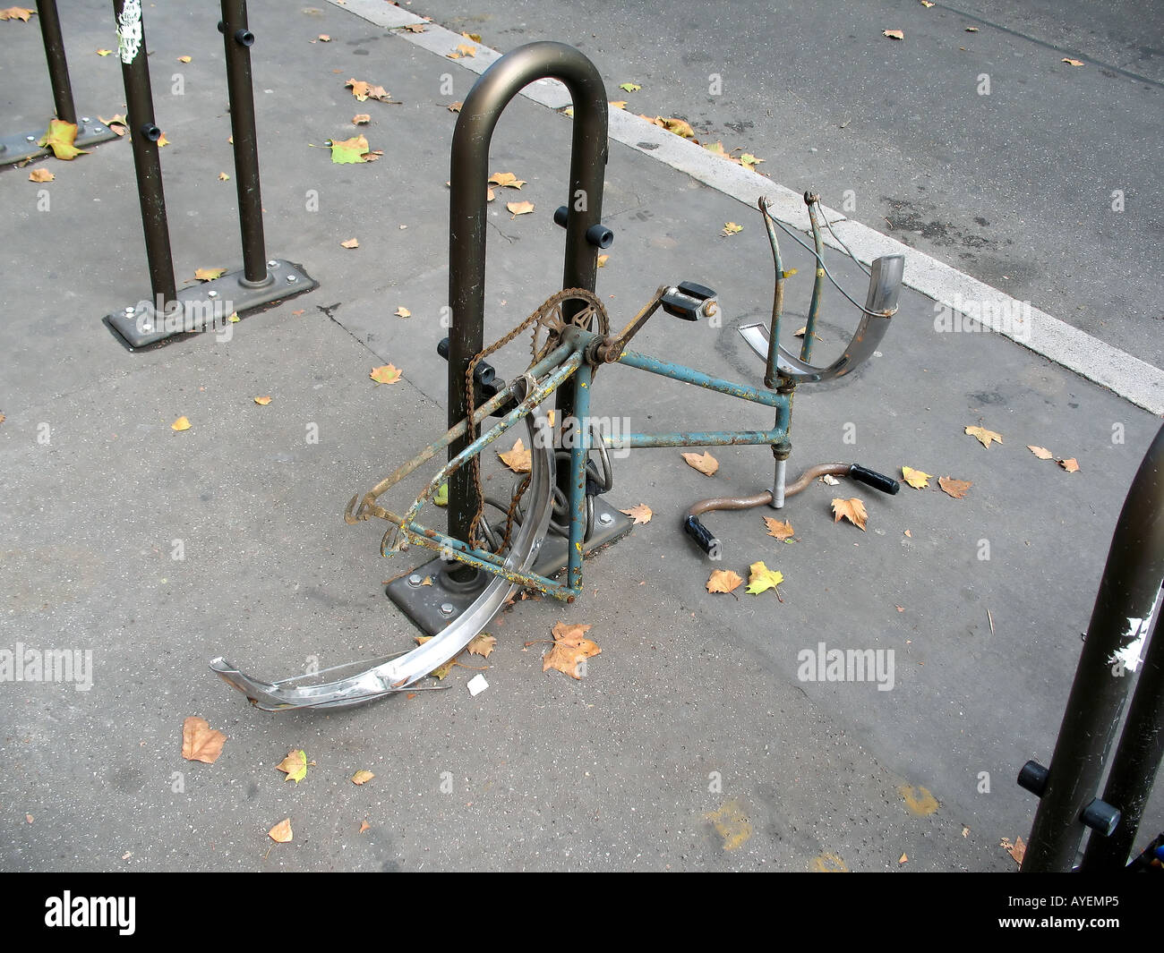 Crushed Bike High Resolution Stock Photography and Images - Alamy