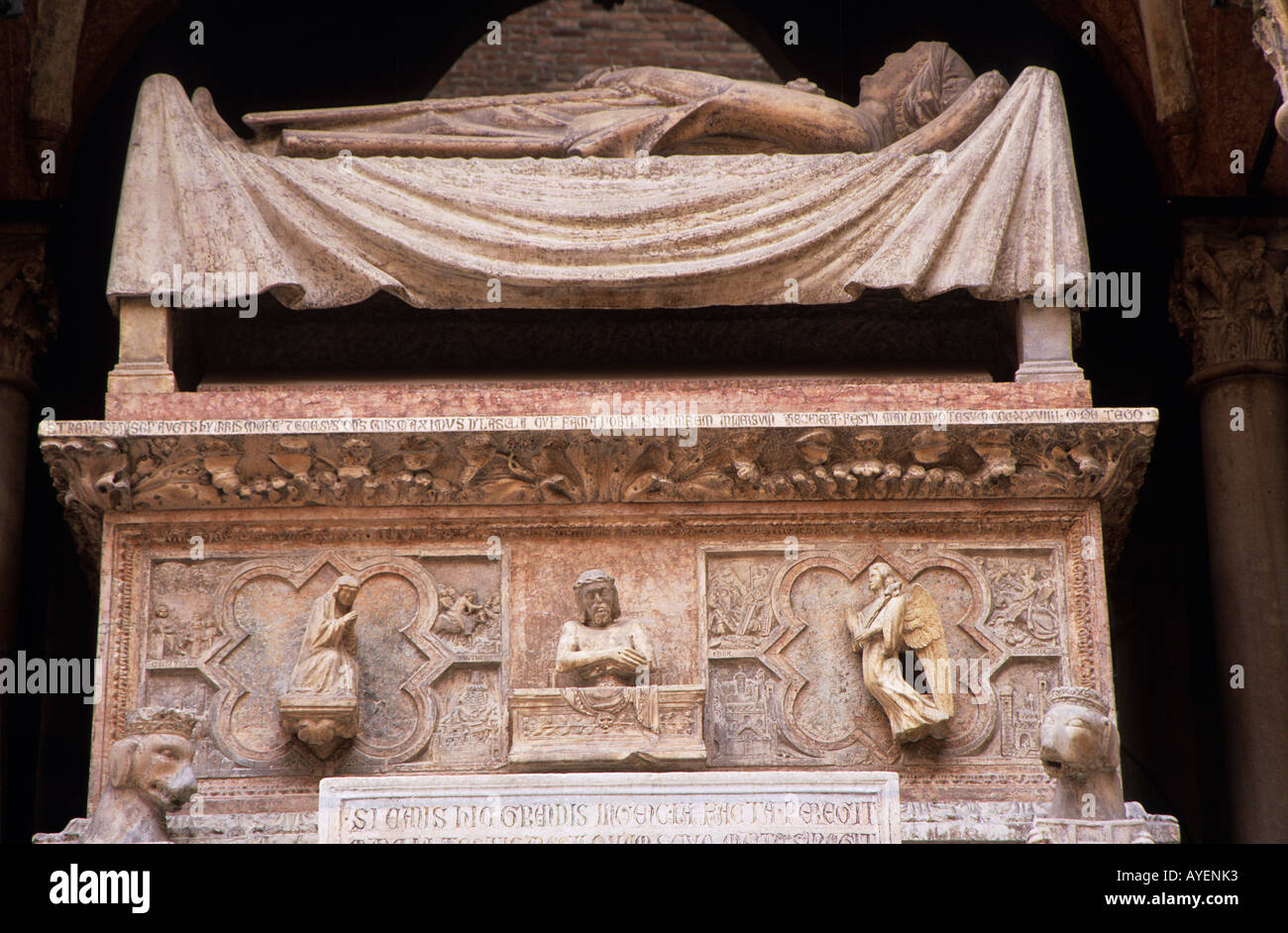 On of the Scaligeri Tombs Chiesa Santa Maria Antica Piazza dei Signori ...