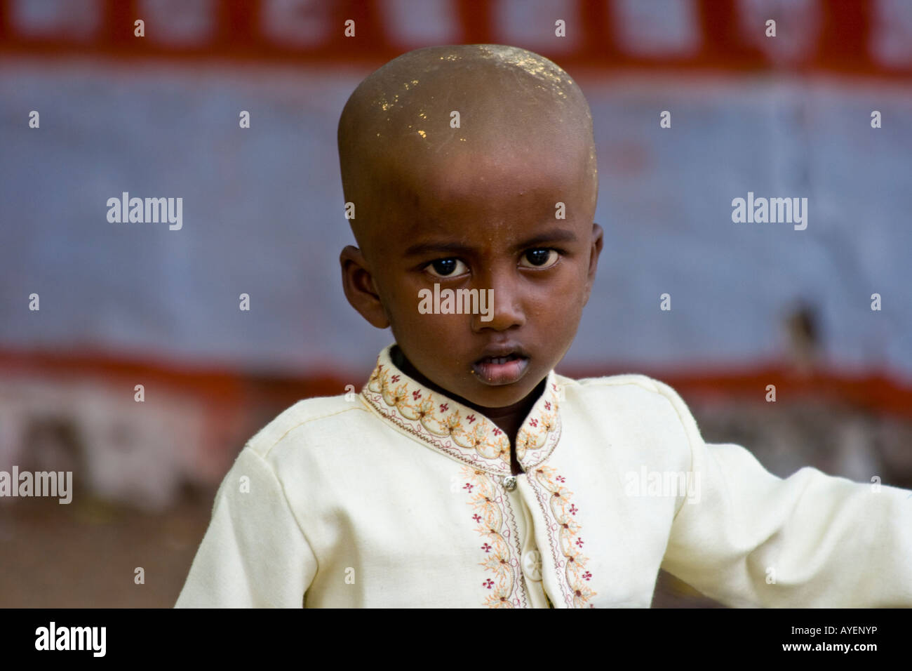 Young Indian Boy at Sree Meenakshi Hindu Temple in Madurai South India ...