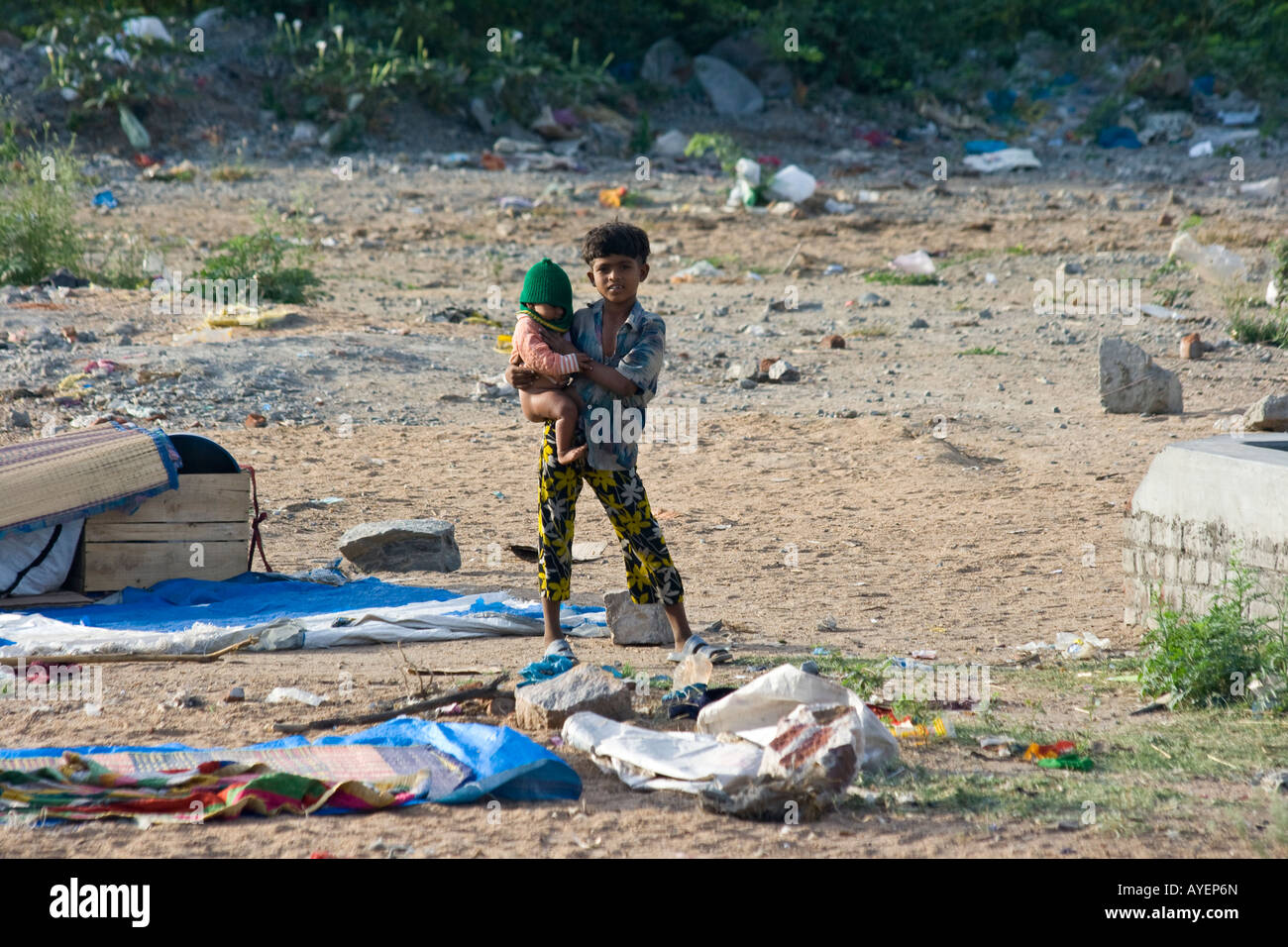 Poor Indian Baby Boy High Resolution Stock Photography and Images - Alamy