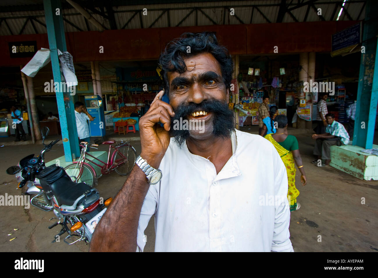 Indian mustache hi-res stock photography and images - Alamy