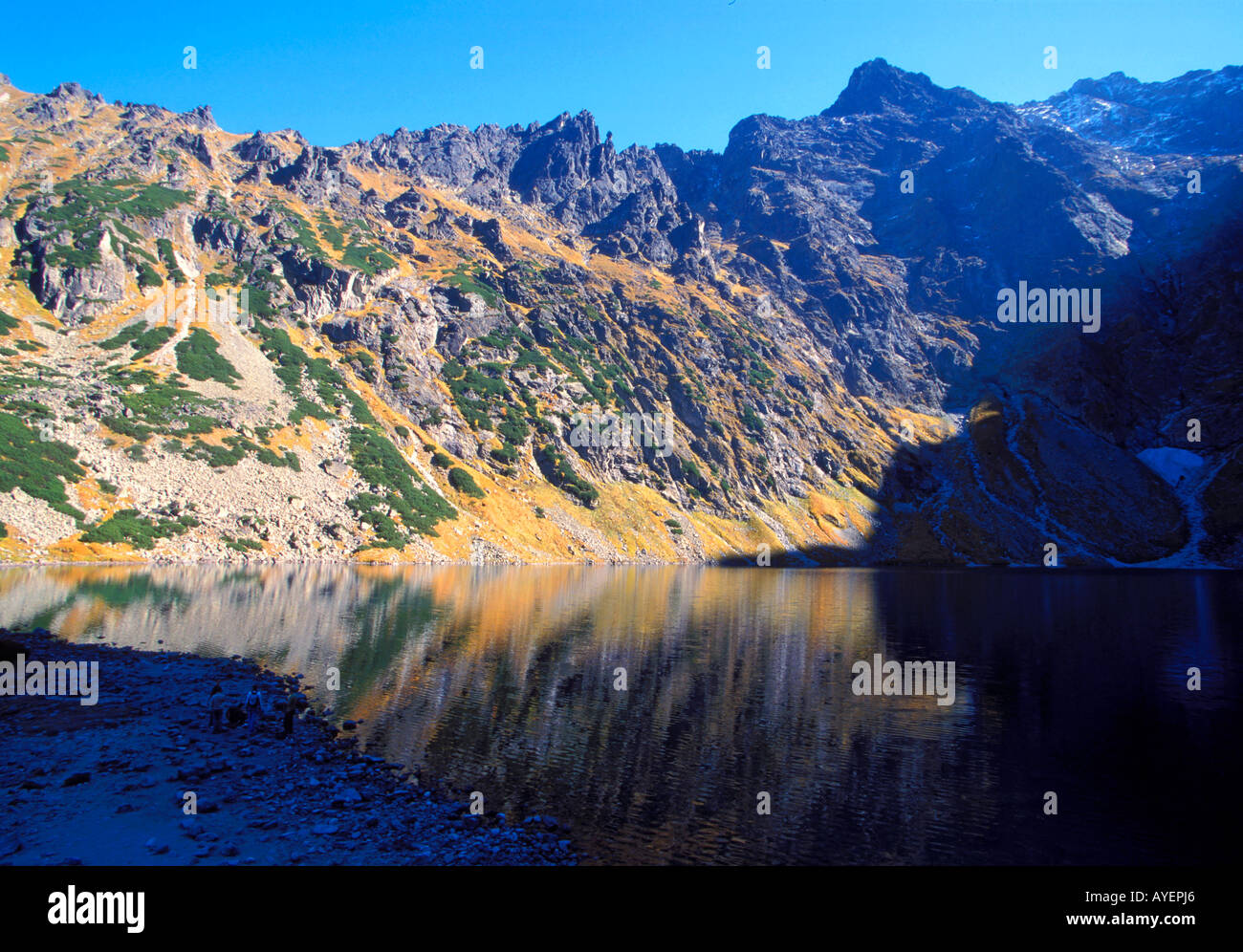 Lakes in High Tatras Mt of Poland Stock Photo - Alamy