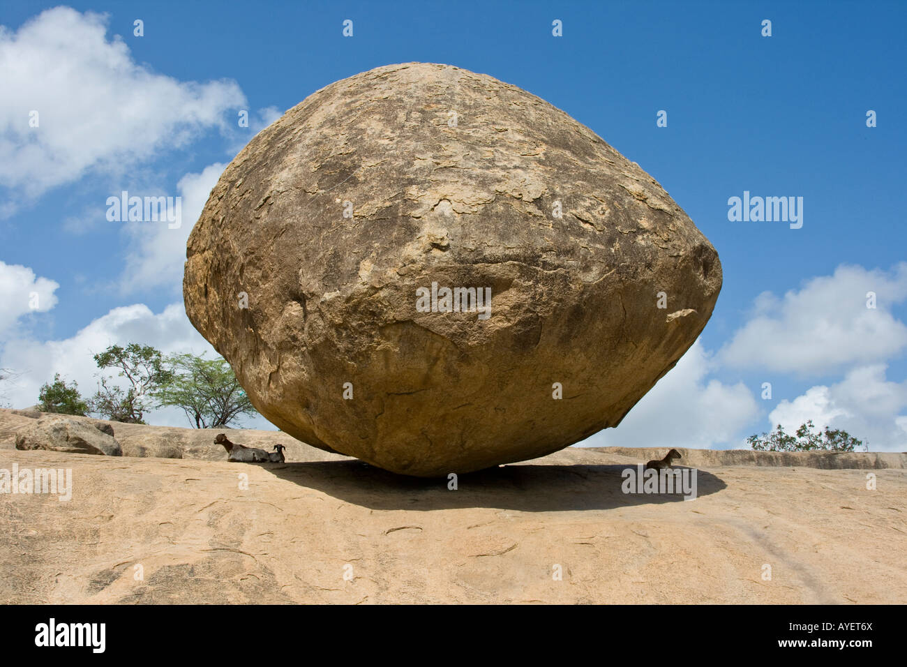 Krishna butterball rock hi-res stock photography and images - Alamy