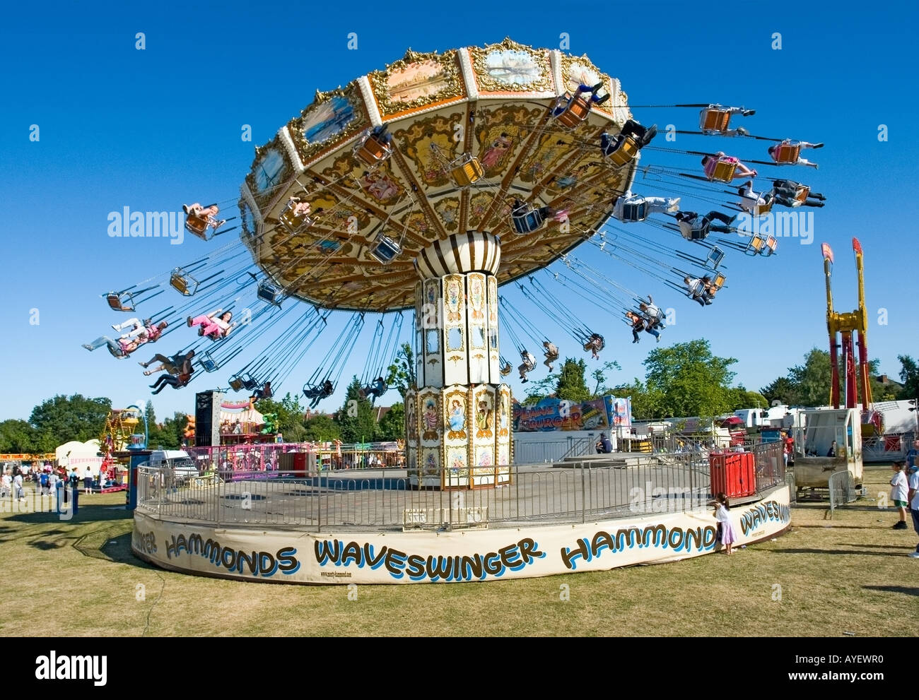 Roundabout (Carousel) at fair Stock Photo, Royalty Free Image: 9764143 ...