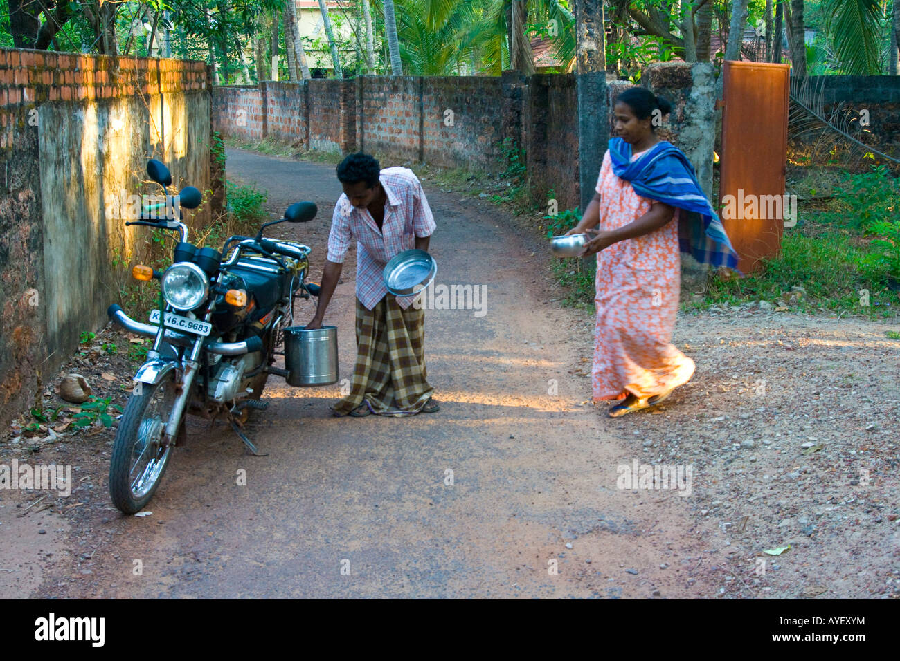 Indian delivery man delivering hi-res stock photography and images - Alamy