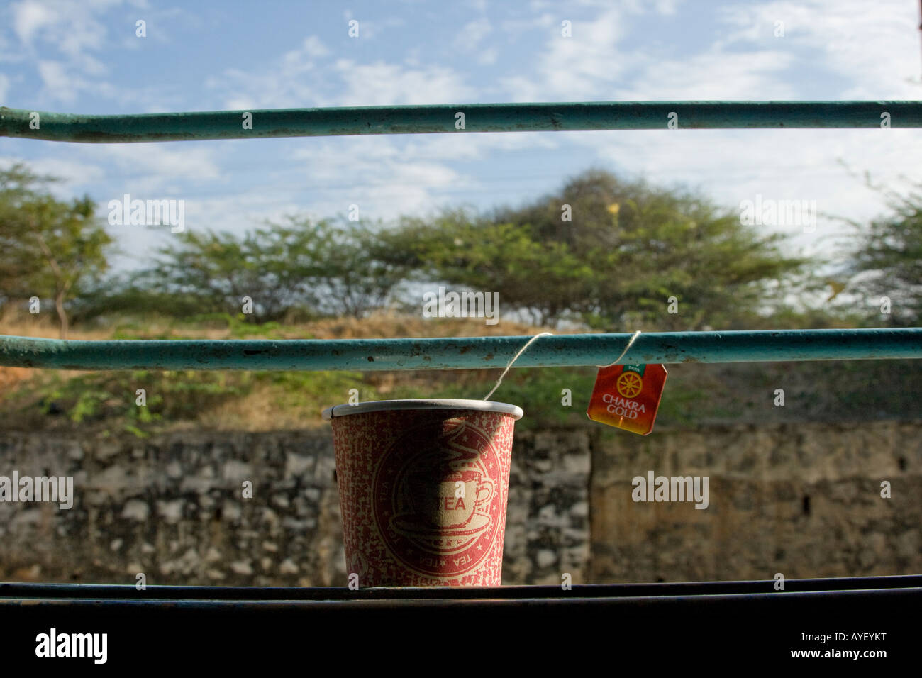 Cup tea in indian train hi-res stock photography and images - Alamy