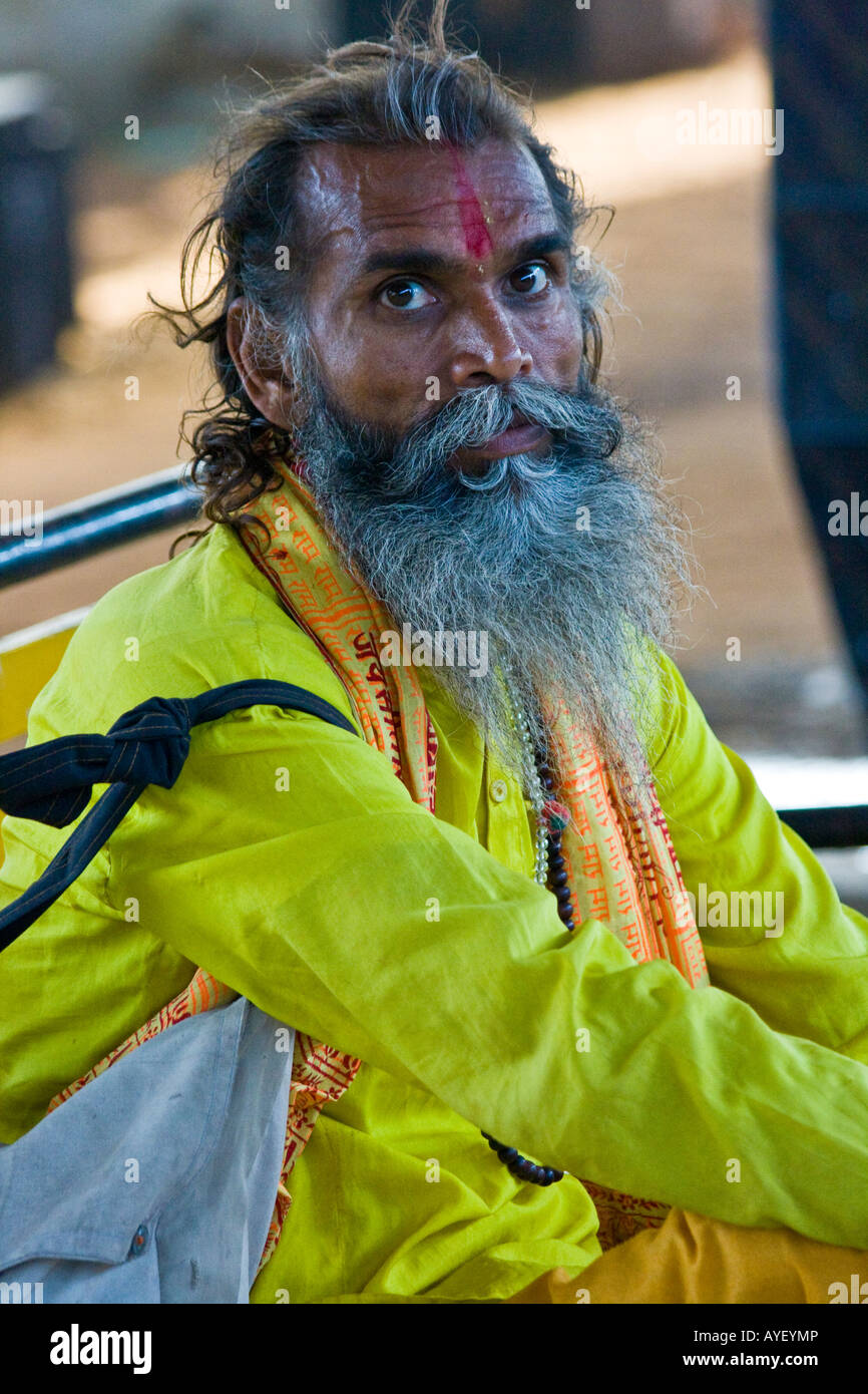 Indian religious man hi-res stock photography and images - Alamy