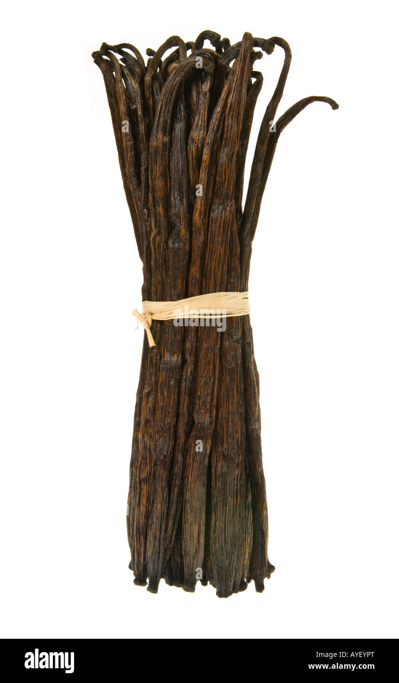 Bundle of vanilla beans hi-res stock photography and images - Alamy