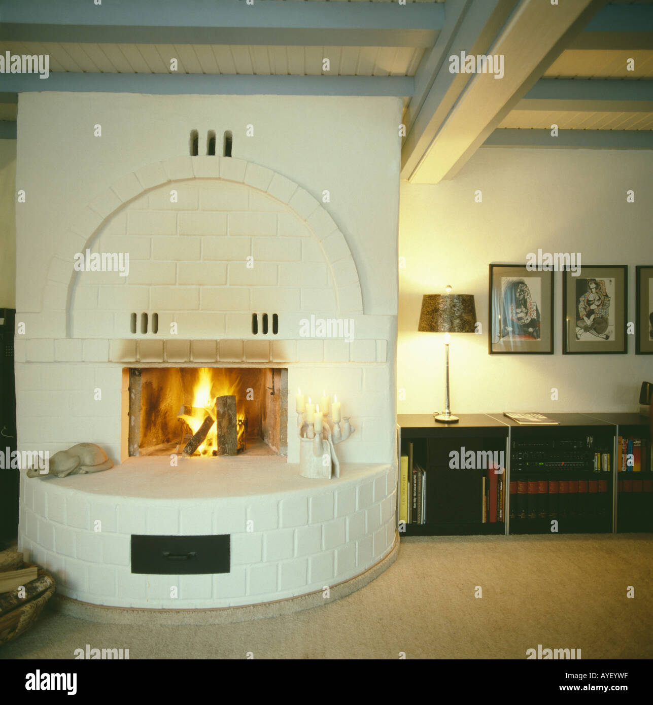 Architectural fireplace hi-res stock photography and images - Alamy