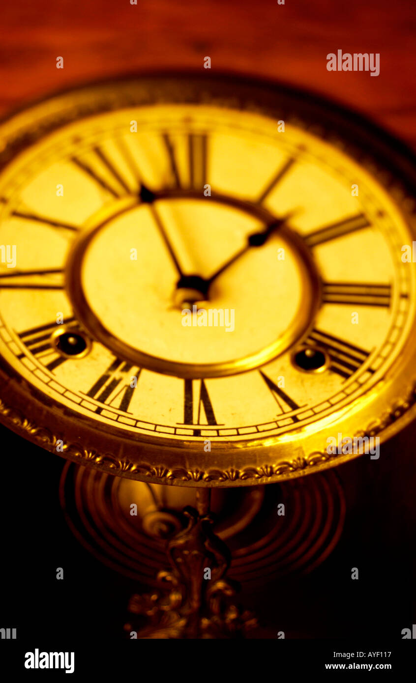 Face of a clock Stock Photo - Alamy