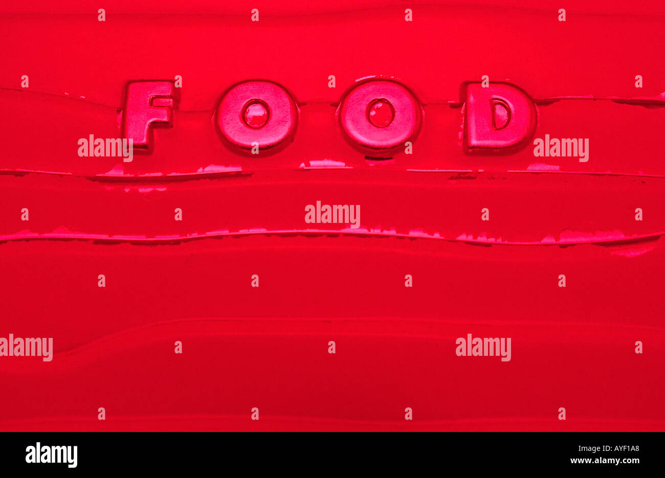 food sign in refrigerator Stock Photo - Alamy