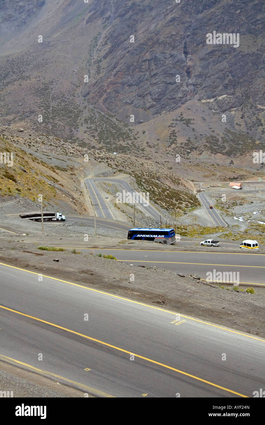 Andes highway vehicles mountains hi-res stock photography and images ...