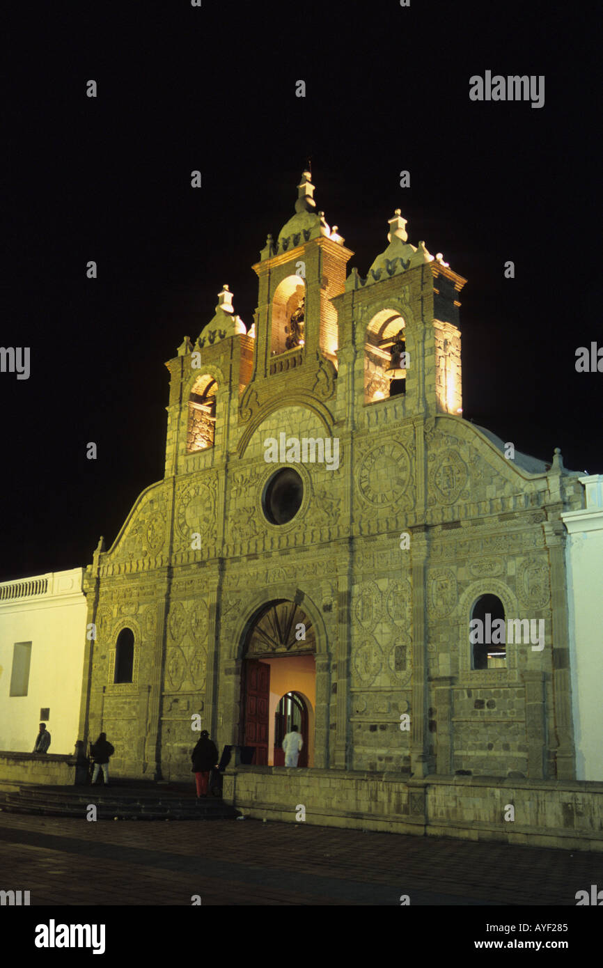 Ecuador Riobamba Cathedral Stock Photo - Alamy