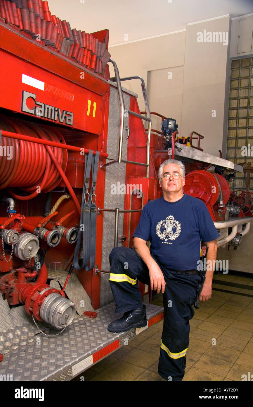 Firefighter truck south america hi-res stock photography and images - Alamy