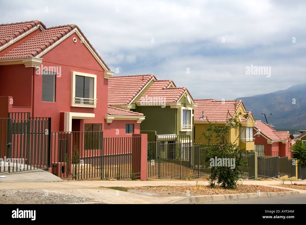 Housing development near Santiago Chile Stock Photo - Alamy