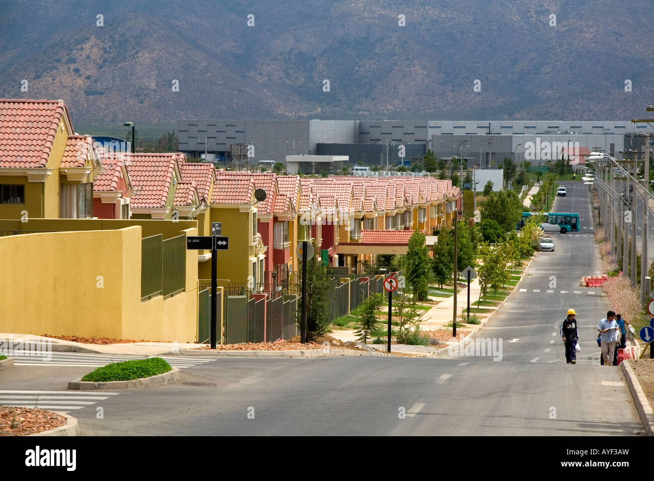 Housing development near Santiago Chile Stock Photo - Alamy