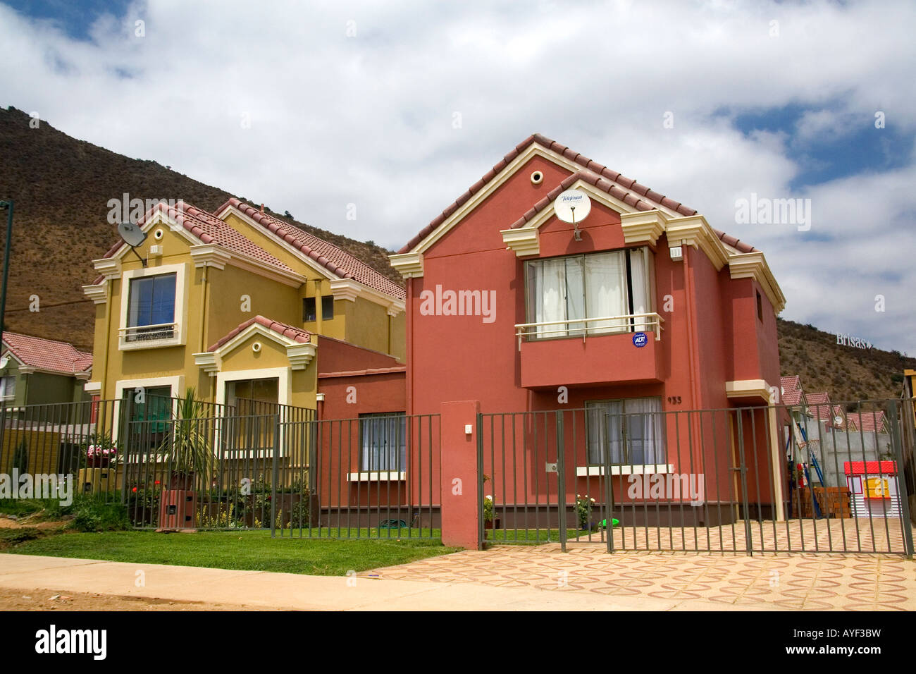 Housing development near Santiago Chile Stock Photo - Alamy