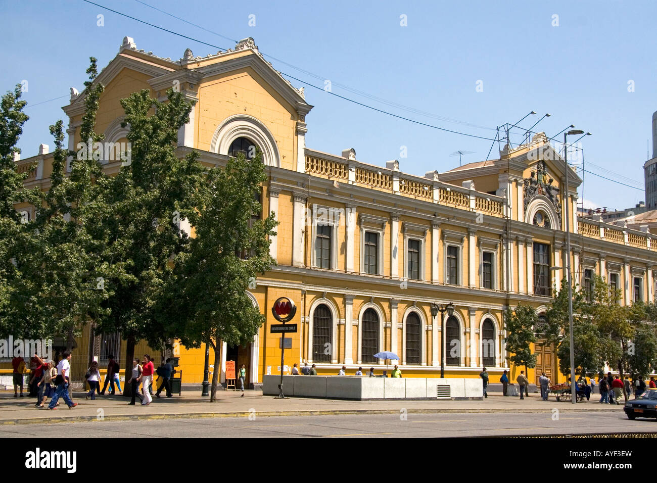 The University of Chile Casa Central headquarters in Santaigo Chile ...