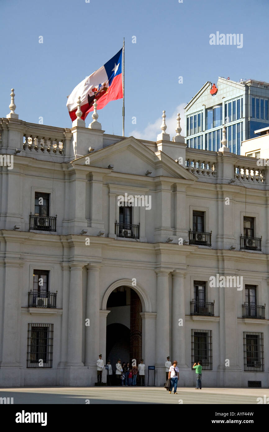 The Palacio de la Moneda in Santiago Chile Stock Photo - Alamy