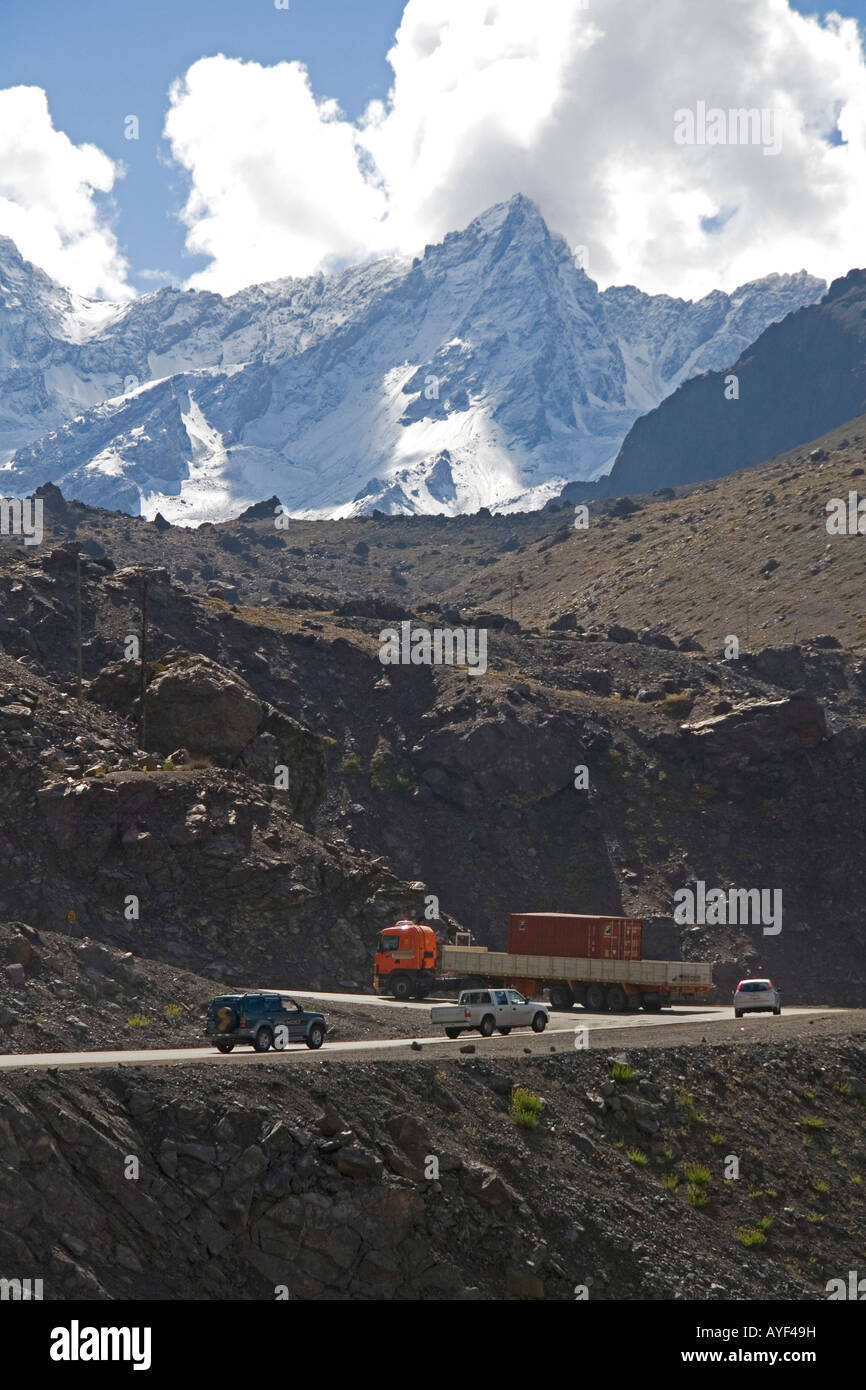 Andes highway vehicles mountains hi-res stock photography and images ...
