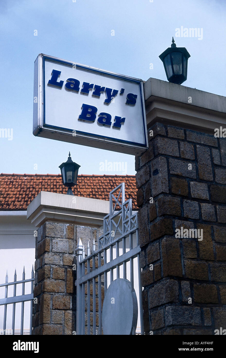 Larry s Bar sign Dalat Stock Photo - Alamy