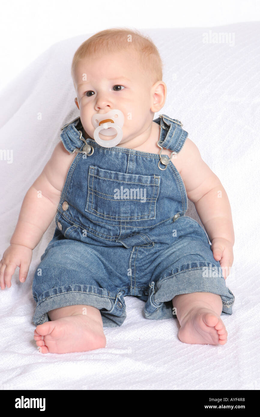 Baby Overalls one Stock Photo - Alamy