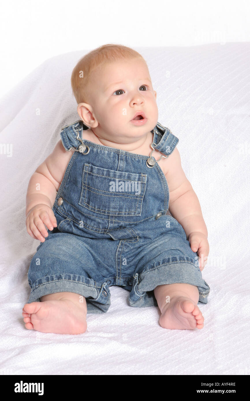 Baby Overalls two Stock Photo - Alamy