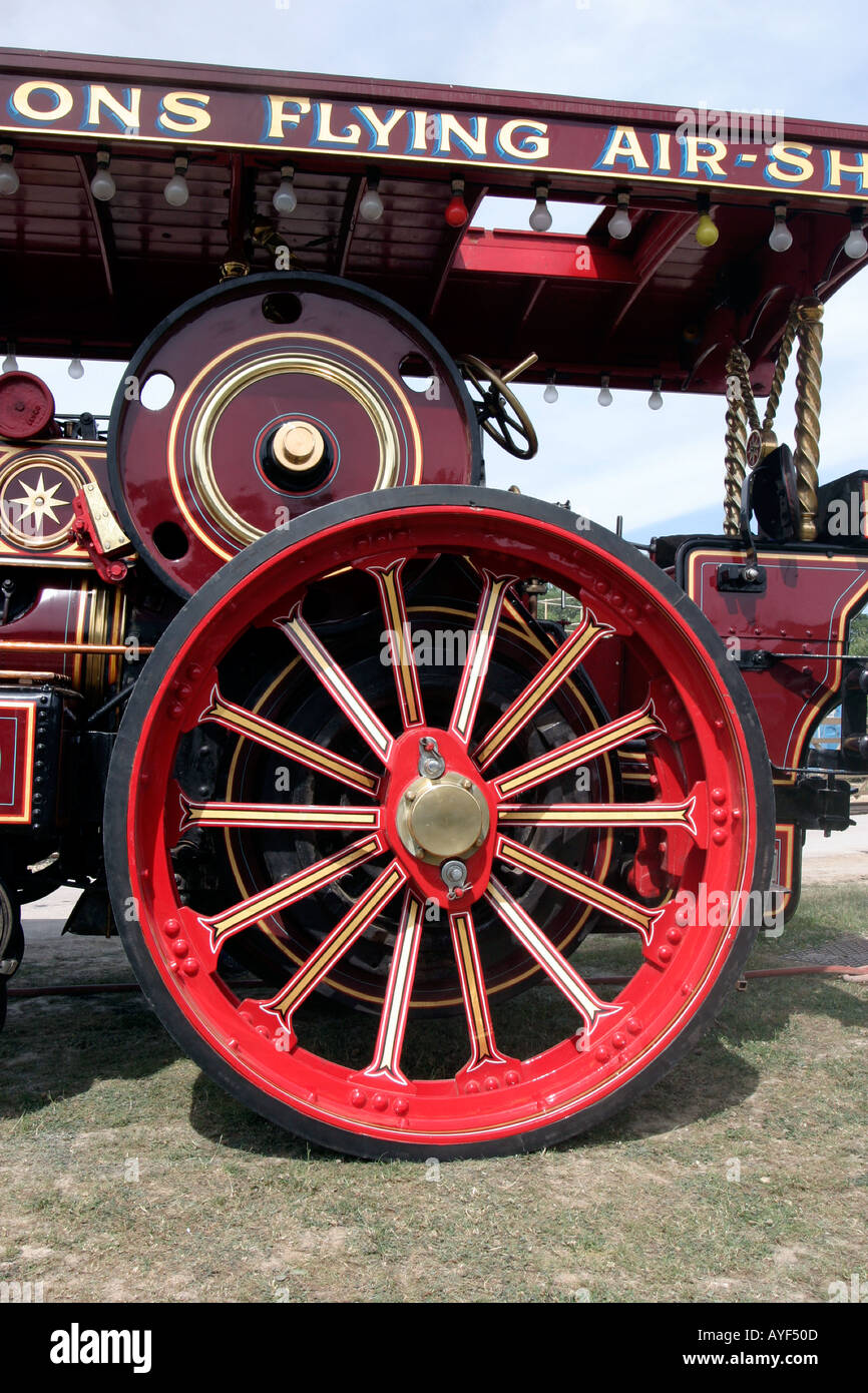 Garrett showman s tractor traction engine Stock Photo - Alamy