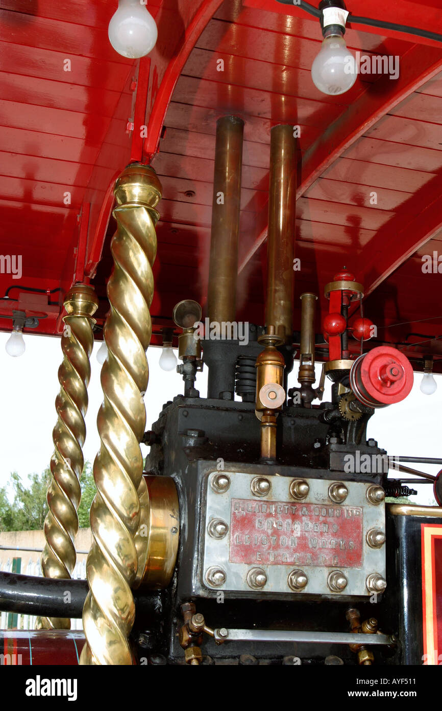 Garrett showman s tractor traction engine Stock Photo - Alamy