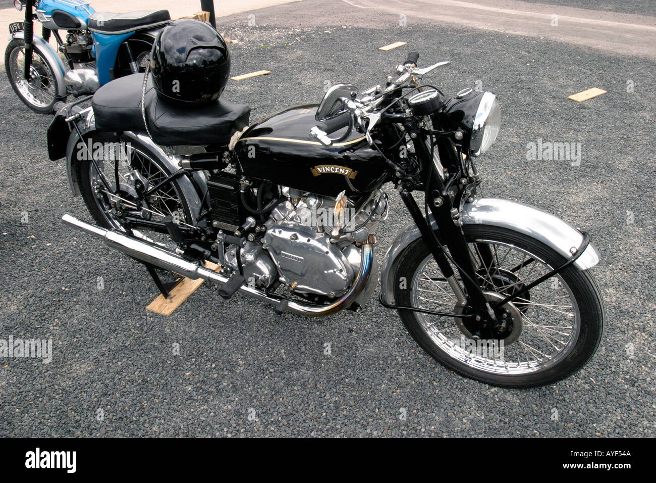Vintage Vincent Motorcycle Stock Photo - Alamy