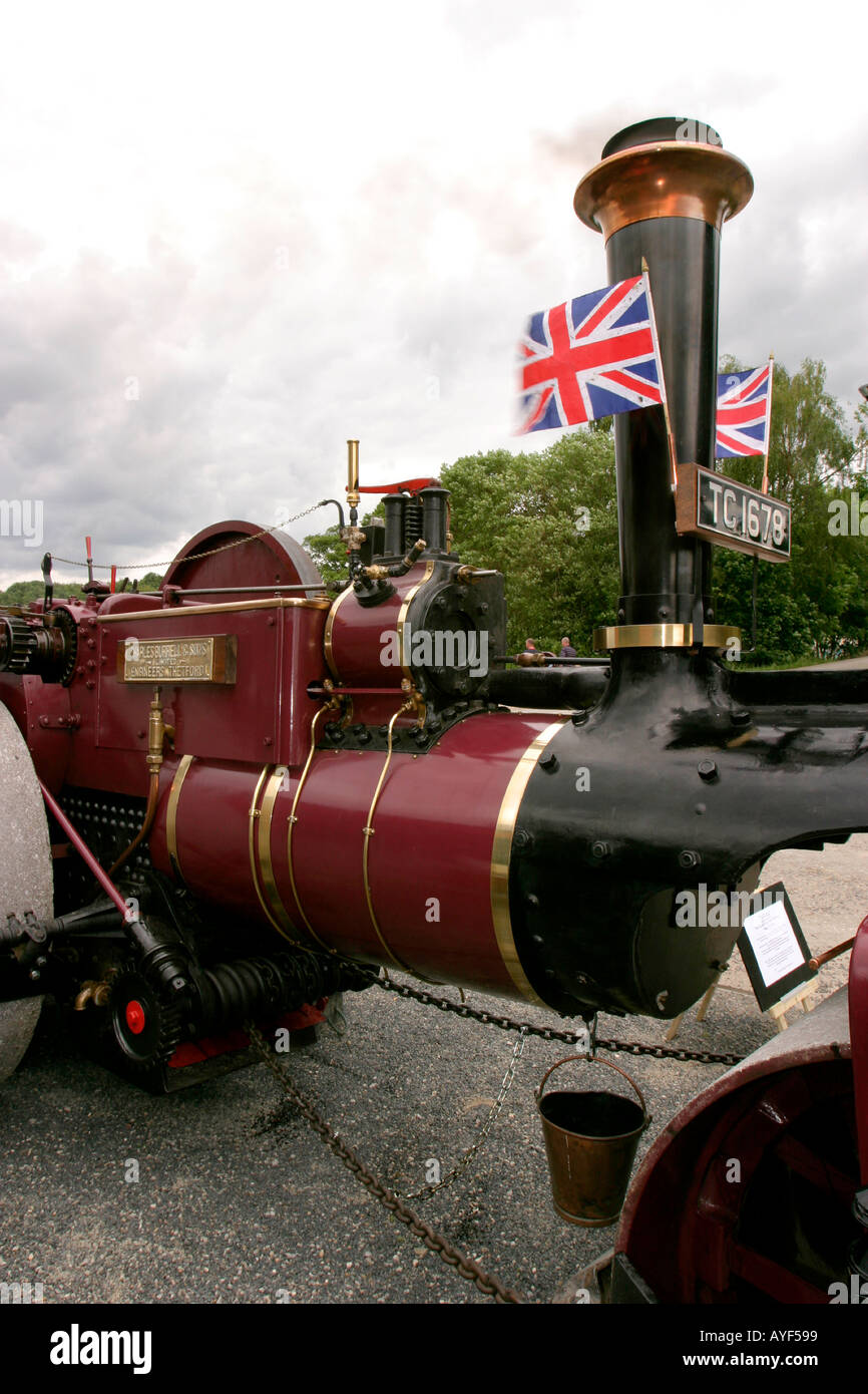 Ty Pan a Burrell Steam Roller Stock Photo - Alamy