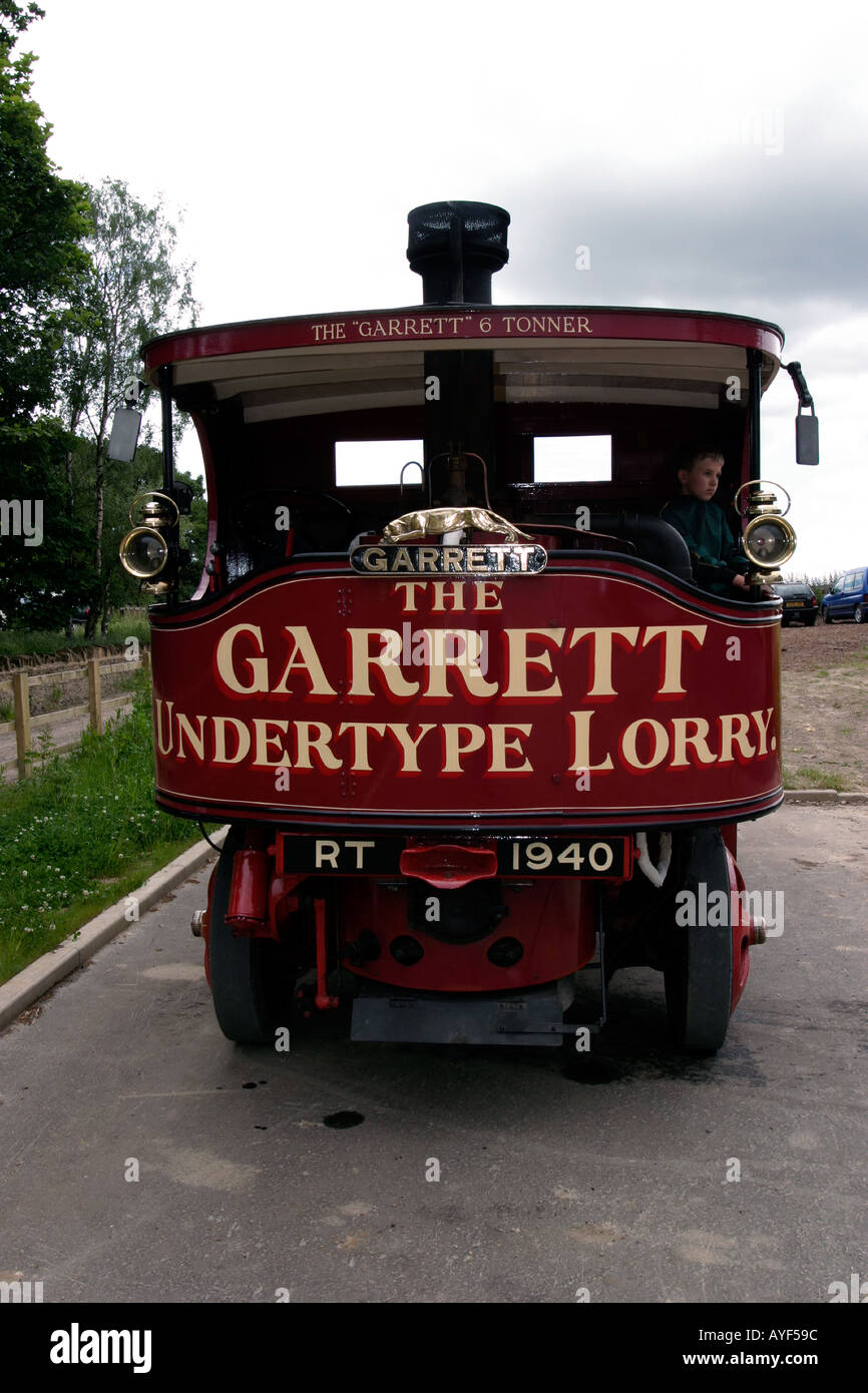 Garrett Undertype Steam Lorry Stock Photo - Alamy